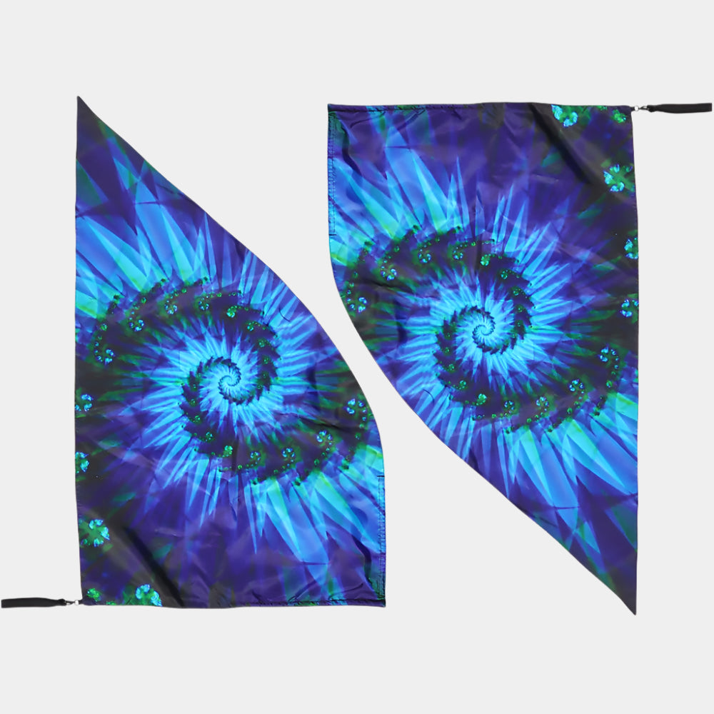 Flag Poi Pair – Threeworlds Australia