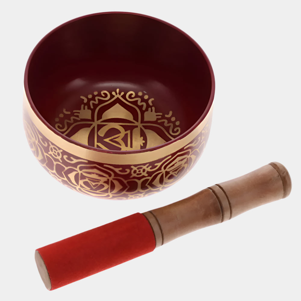 Root Chakra Tibetan Singing Bowl 12.5cm – Threeworlds Australia