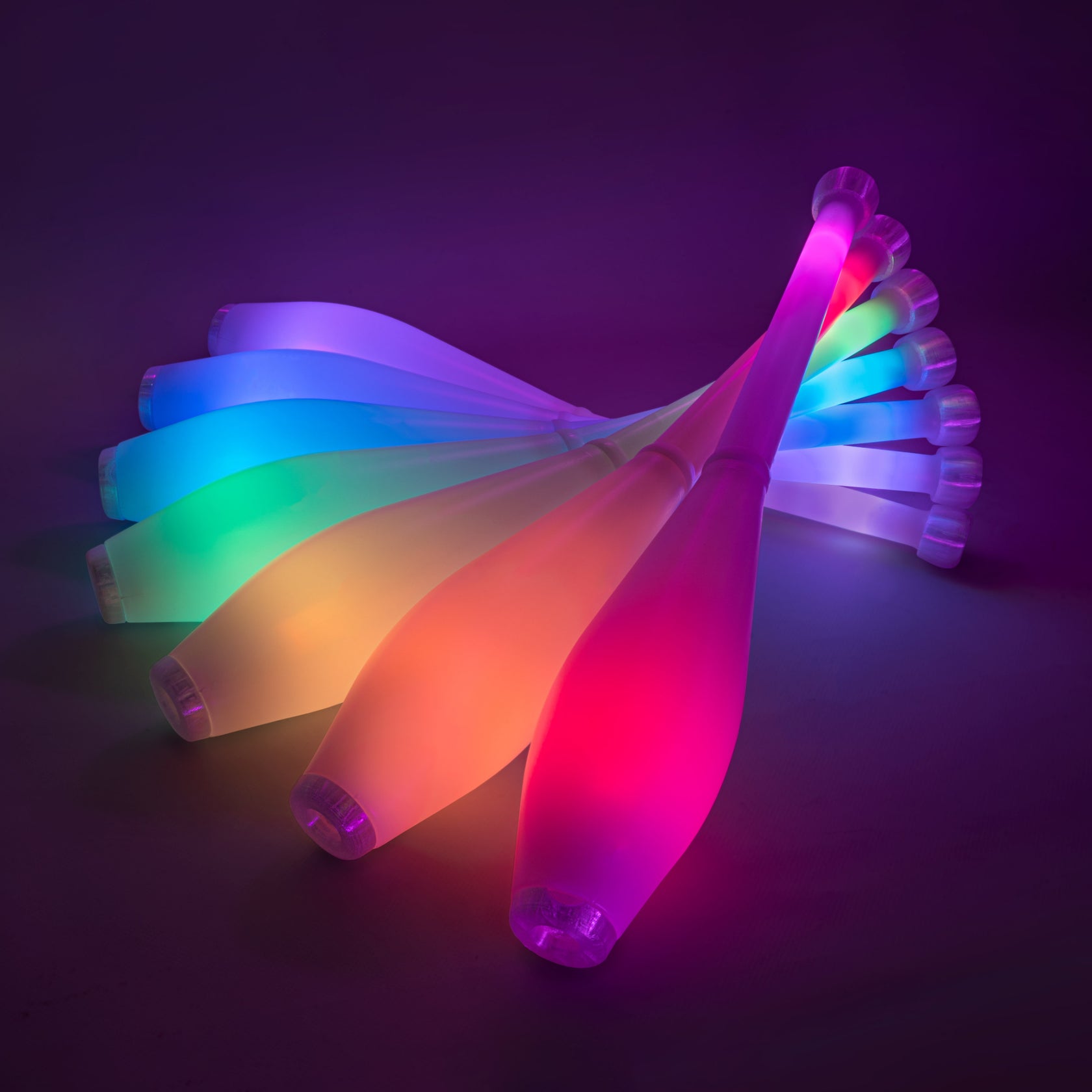 Lumi Pro LED Juggling Club – Threeworlds Australia